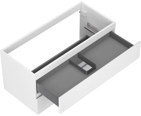 Mexen Orio, koupelnová skříňka 100 cm, 2 zásuvky, bílá matná, 91A10-10047-2-BFF01