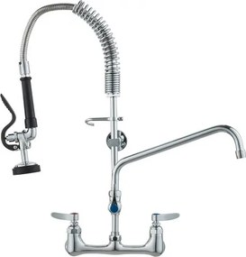 Komerční baterie s oplachovacím rozprašovačem, 63,5 cm výška, 20,3 cm střed, 30,5 cm