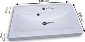 Ral Koupelnové umyvadlo GS 60 cm