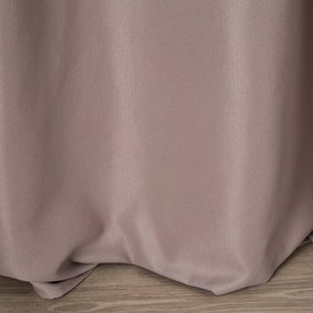 ZATEMŇOVACÍ ZÁVĚS NA PÁSCE AGGIE 140X270 CM PUDROVÁ