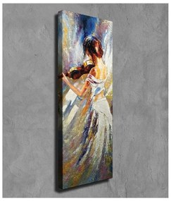 Nástěnný obraz na plátně Violin Player, 30 x 80 cm