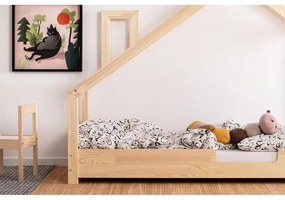 Adeko Dětská postel domeček Luna C Velikost postele: 190x100 cm Barva: dekor přírodní dřevo přírodní