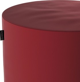 Sedák Barrel- válec pevný barva červená látka lesklé, sametová