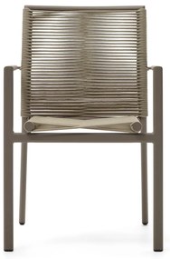 Béžová kovová zahradní židle Culip – Kave Home