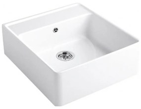 VILLEROY & BOCH Villeroy Boch SINGLE-BOWL – Keramický dřez, 595x630x220mm, alpská bílá Ceramic Plus 632061R1