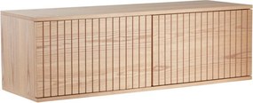 TV stolek v dekoru jasanu v přírodní barvě 120x38x40 cm Sandviken – Jotex