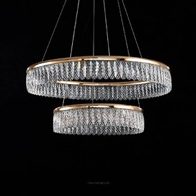 Toolight Toolight, LED stropní svítidlo, 72W, 3500lm, APP1750-CP, zlatá, OSW-04047