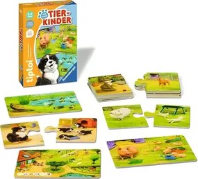 RAVENSBURGER Puzzle tiptoi Zvířata a jejich mláďata / Moje první puzzl