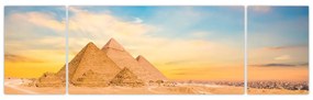 Obraz egyptských pyramid (170x50 cm)