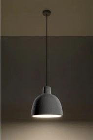 Betonový lustr SOLLUX Damaso E27 1x60W bez zdroje SL.0281