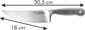 TESCOMA Nůž kuchařský FEELWOOD 18 cm