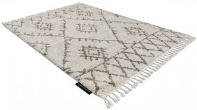 Dywany Łuszczów, Kusový koberec Berber Fez G0535 cream and brown, 160x220, béžová, ložnice
