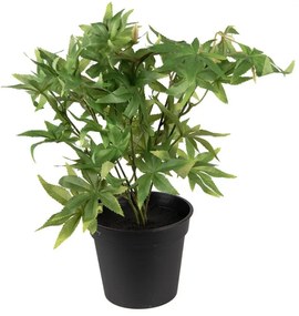 Dekorační zelená umělá rostlina – 34x34x36 cm