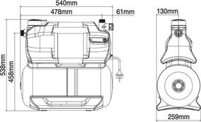 GARDENA 6300 SilentComfort Domácí vodárna 9068-20