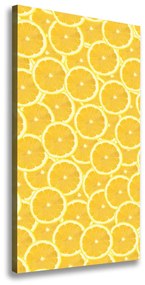 Wallmuralia Vertikální Moderní obraz canvas na rámu Citrony 50x100
