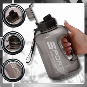Camerazar TRESSARI 1700ml sportovní láhev na běhání BPA FREE pro studií a hydrataci