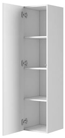 Závěsná koupelnová skříňka Nicole 140 cm - bílý mat