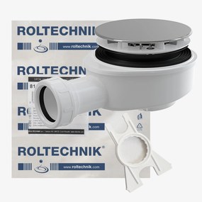 Vaničkový sifon Roth - snížený chrom plast Ø 90 S Vaničkový sifon Roth - snížený CHROM PLAST Ø 90 8100034