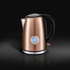 BERLINGERHAUS Rychlovarná konvice 1,7 l s termostatem Rosegold Metallic Line BH-9069