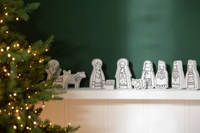 Vánoční Betlém s 11ks figurek – 7,5*3*14 cm