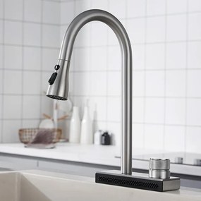 Rea Conor, kuchyňská baterie h-400, broušená ocel, REA-B6313