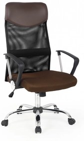 Kancelářská otočná židle VIRE - látka, síť, více barev Hnědá