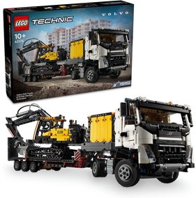 Lego stavebnice lego technic 42175 nákladní auto volvo fmx a elektrický bagr volvo ec230