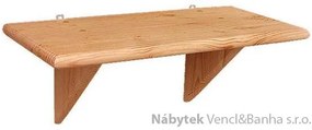 dřevěná závěsná polička z masivního dřeva borovice drewfilip 61