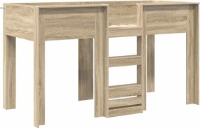Patrová postel pro děti Sonoma dub 75 x 190 cm Kompozitní dřevo 3410469