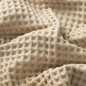 Výhodná sada vaflových ručníků a osušek - béžová