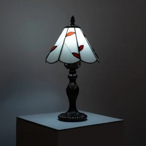 Brilagi - Tiffany vitrážová stolní lampa FOLIA 1xE27/60W/230V
