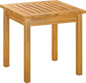 Zahradní stůl 48 x 48 cm odolný proti povětrnostním vlivům s nastavitelnými nohami, čtvercový