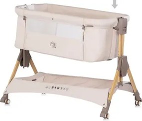 CHIPOLINO Postýlka SleepNFold 2v1 Cashmere / Přístavná k posteli / 6 v