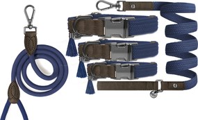 MILK&PEPPER Nastavitelný obojek pro psy Kaya Dark Blue Velikost: 45