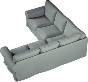Potah na pohovku IKEA  Ektorp rohová barva zelená látka pletený vzor