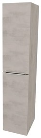 Mereo Mailo, koupelnová skříňka vysoká 170 cm, chrom madlo, Multidecor, Chromix stříbrný CN594LPACST