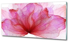Wallmuralia Foto obraz sklo tvrzené Růžová květina 100x50