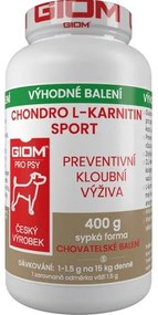Giom S Chondro L-karnitin SPORT pro psy 400 g