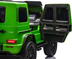 LEAN CARS Elektrické autíčko Mercedes G63 XXL zelené 4x4 24V