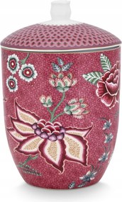 Nádoba krabička Flower Festival Dark Pink PiP Studio, 1500 ml