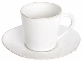 Hrnek na čaj s talířkem bílý Costa Nova NOVA 0,19l