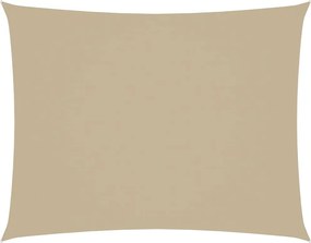 Stínící plachta oxfordská látka obdélníková 2 x 3,5 m béžová 135146