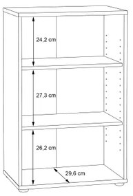 Knihovna URAN dub artisan