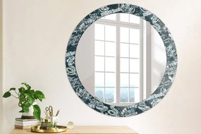 Kulaté dekorativní zrcadlo Koláž fi 80 cm