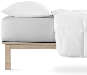 Světle šedé napínací prostěradlo jersey 200x200 cm Boxspring – Andrea Simone