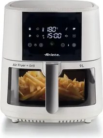 Ariete Airfryer bílá / Horkovzdušná fritéza / 1500 W / 9 l / 8 program