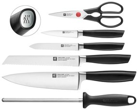 Zwilling All Star blok s noži 7 ks, černý, 33780-300