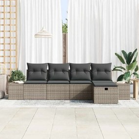 Set pohovek 5 ks polyratan 3360690