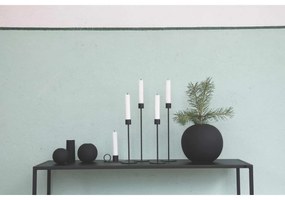 Svícen Candlestick Black 21 cm COOEE Design