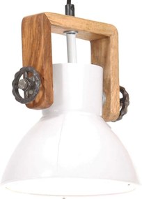 Industriální závěsné svítidlo 25 W bílé kulaté 19 cm E27 320540